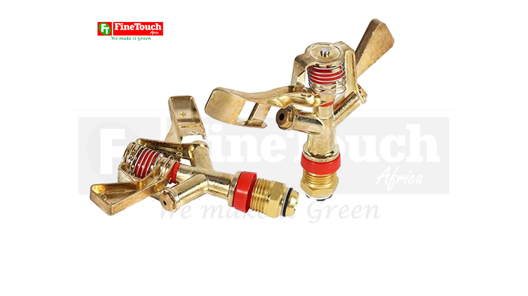 Premium Metallic IMPACT SPRINKLER - Brass, Pressure 1-2 bar, Radius 10 ...